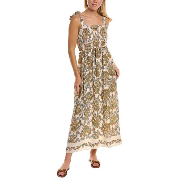 Max Studio | Dresses | Max Studio Smocked Bodice Maxi Dress | Poshmark